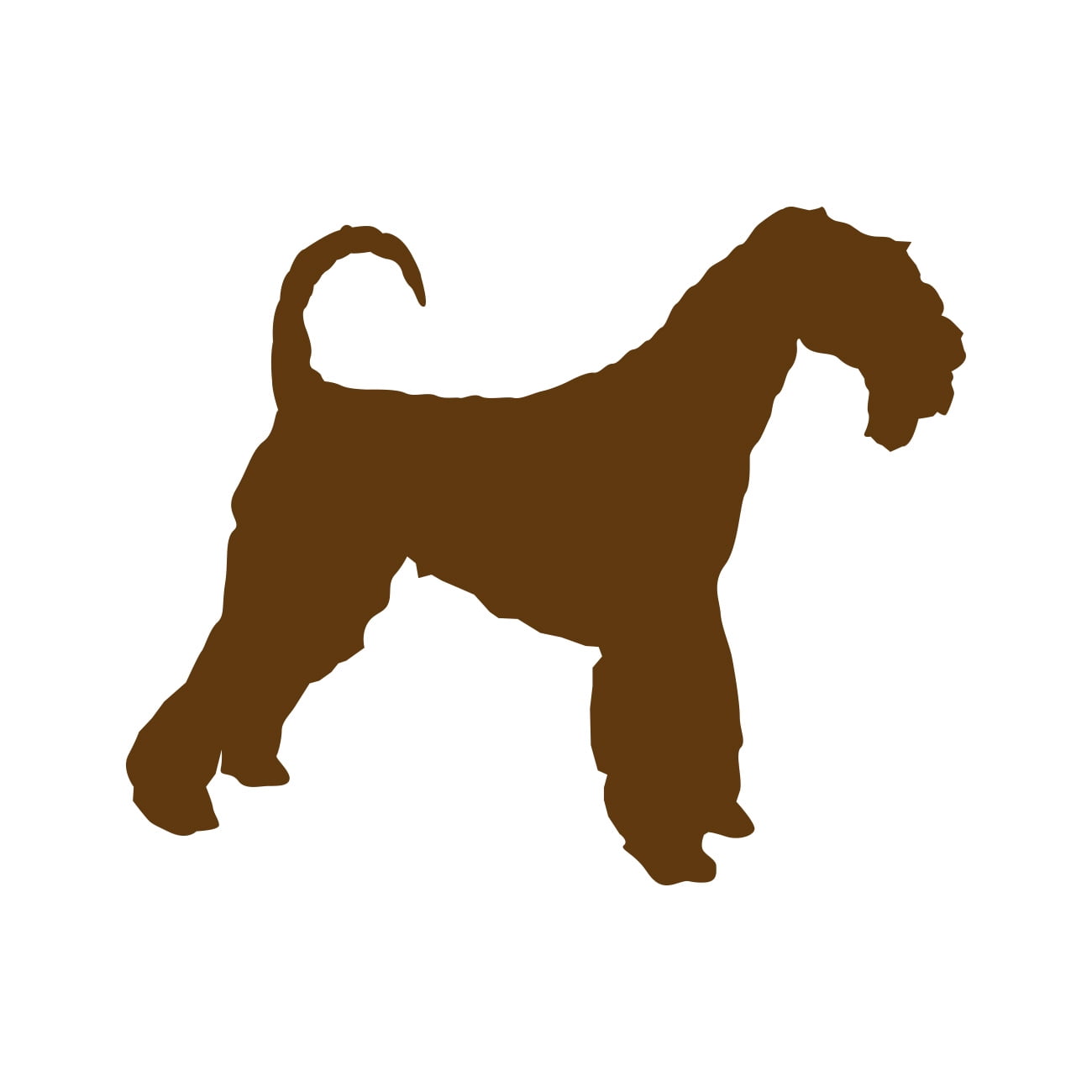 Airedale Sticker Decal Die Cut - Self Adhesive Vinyl - Weatherproof ...