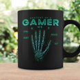 Gamer Anatomy Skeleton Hand Gaming Video Game Wasd Graphic Coffee Mugs ...