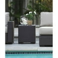 Serta Laguna Outdoor Storage Side Table - Brown Wicker - Walmart.com
