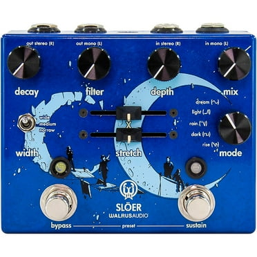 Source Audio Sa263 Collider Stereo Delay Reverb Effects Pedal - Walmart.com