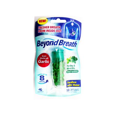 Beyond Breath Breath Freshening Capsules 50 Count Natural Deodorizer ...