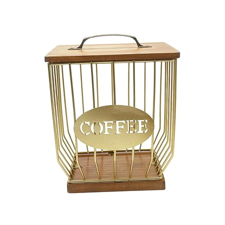 Coffee Capsule Cages Sturdy Coffee Pod Storage Basket for Table Counter ...