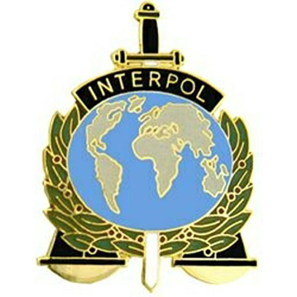 Interpol Emblem Pin (1 1/2") - Walmart.com - Walmart.com