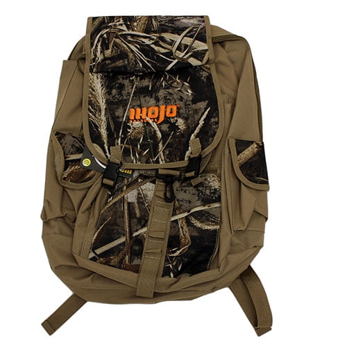 MOJO Outdoors Hunting Camouflage Backpack with Adjustable Straps ...