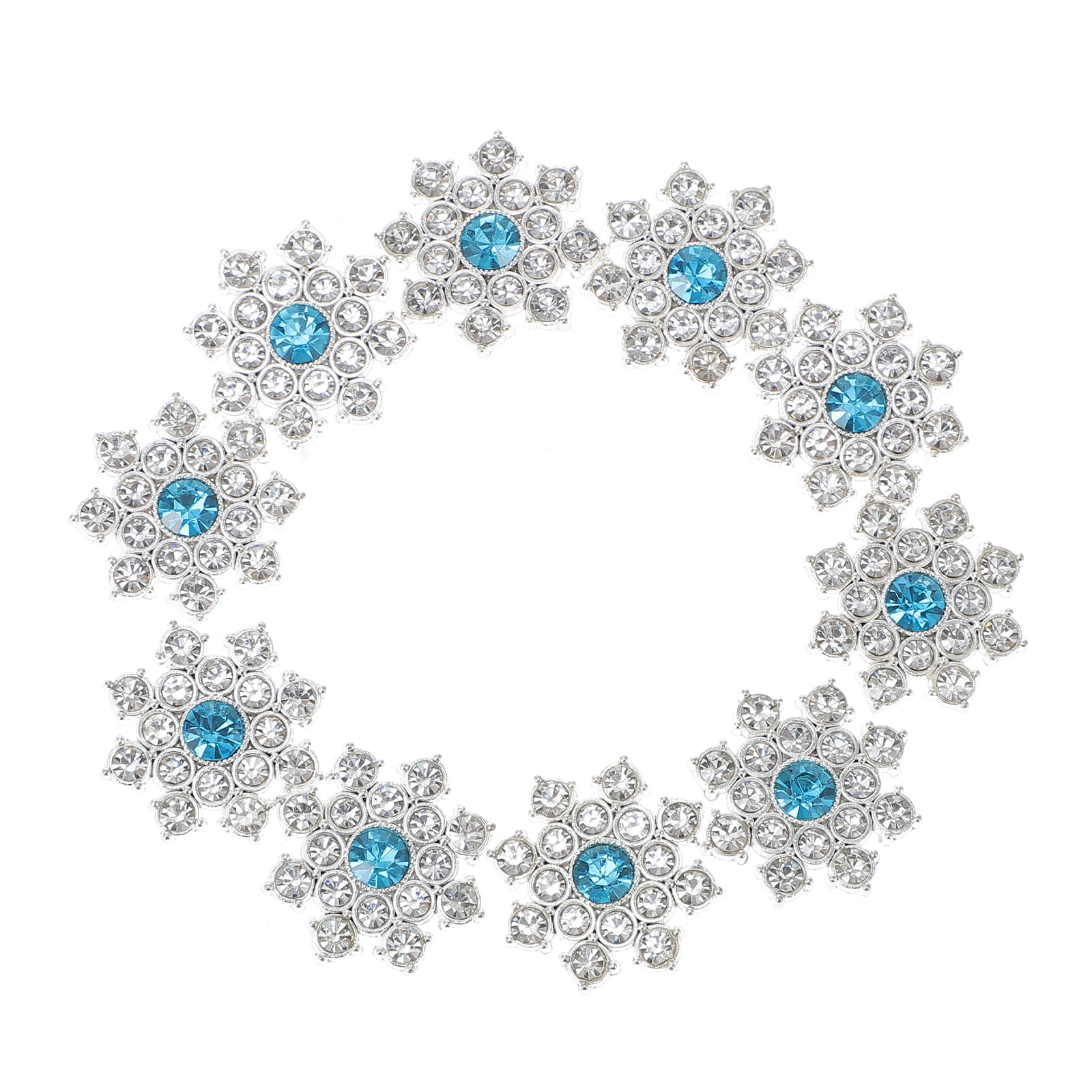 Click here for Amosfun 30pcs Crystal Snowflake Embellishments Rhi... prices