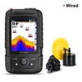 Depth Fish Finder Transducer 2-in-1Wired & Wireless Sensor Portable ...