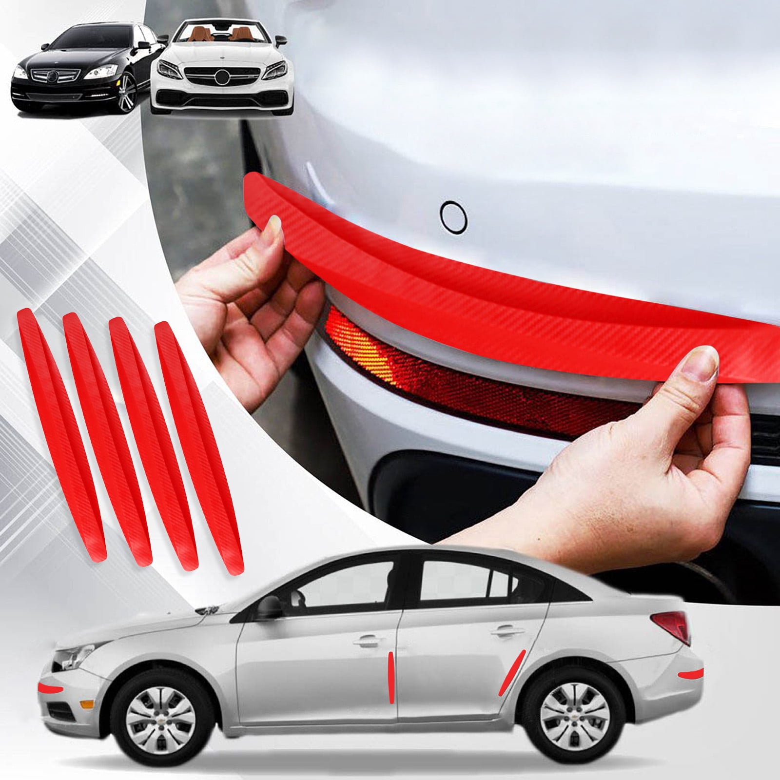 BadyminCSL Automobile Carbon Fiber Body Anticollision Adhesive ...