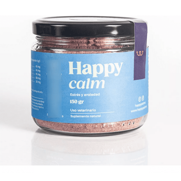 Happy Pal Happy Calm I Suplemento Natural Relajante para Perros y Gatos ...