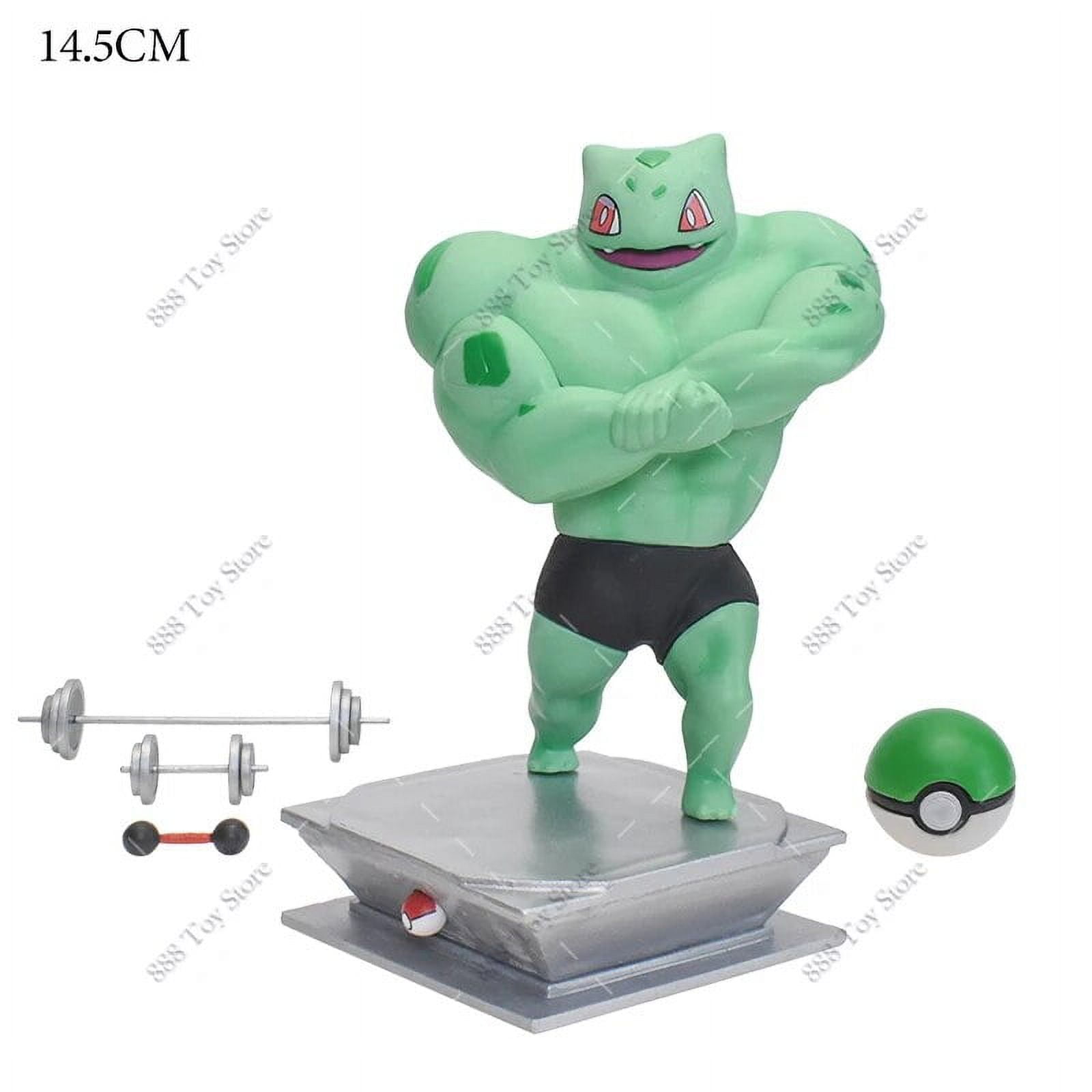 Figura de acción Pokemon Muscle Man Charmander Gengar Squirtle ...