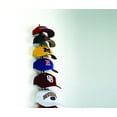 Perfect Curve 18 Caps Wall Mounted Organizer, Hat Display & Home ...