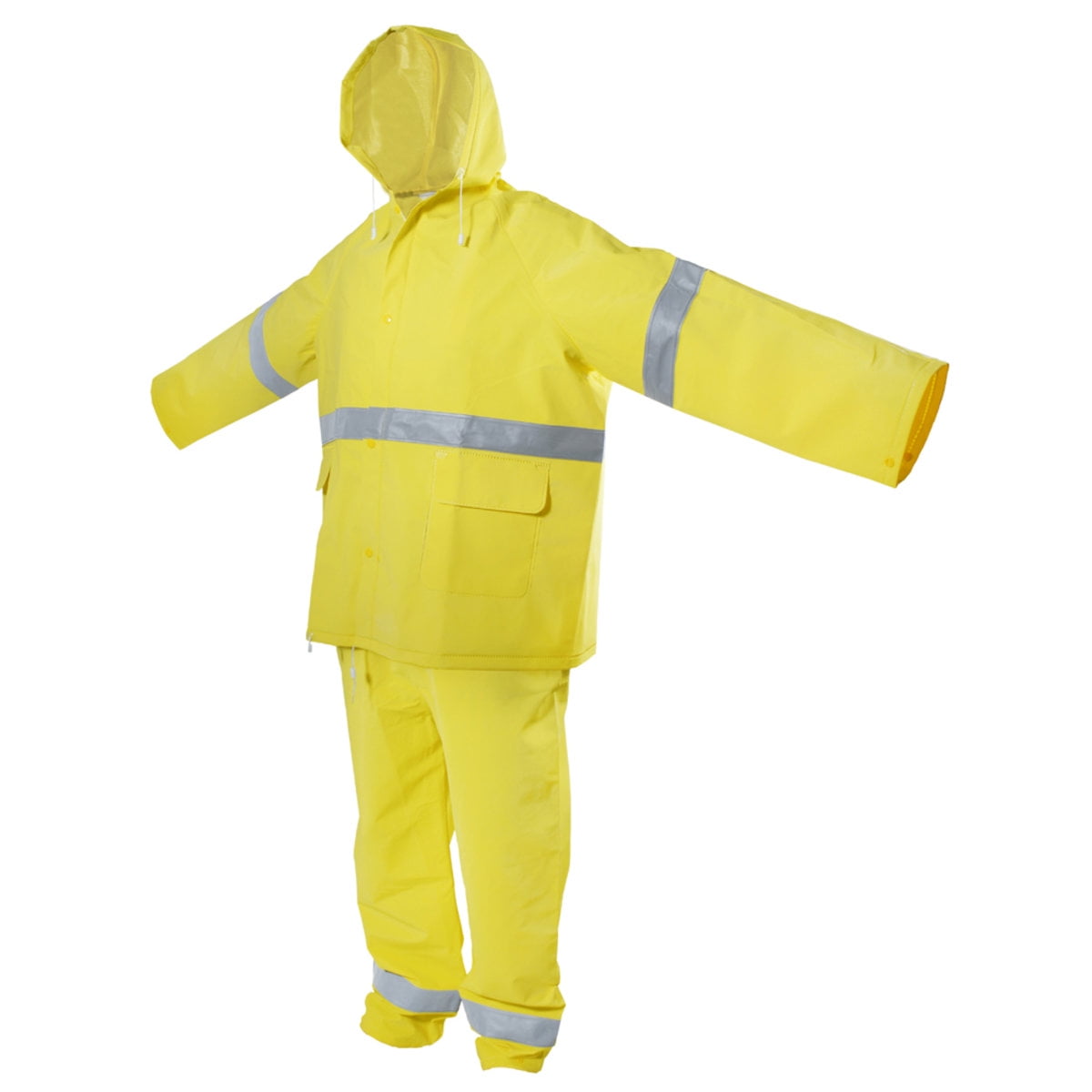 Traje Impermeable Pvc Para Lluvias Con Reflejante SURTEK 137615 ...