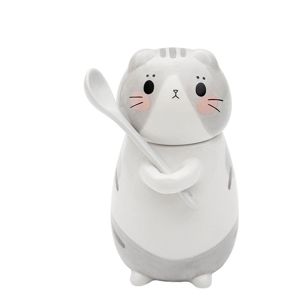 Taza Azucarera de Cerámica en Forma de Gato Kawaii Mod 3 HappyWare ...