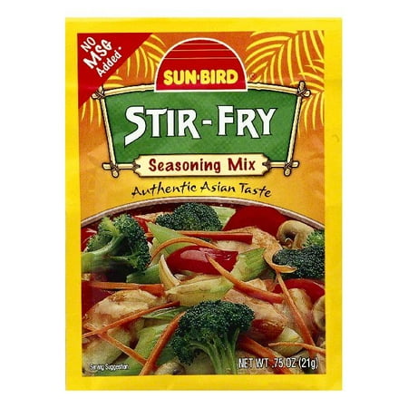 Sun Bird Stir-Fry Seasoning Mix, 0.75 OZ (Pack of 24) - Walmart.com