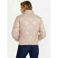Time and Tru Women's Short Quilted Puffer Jacket, Sizes XS-3X - Walmart.com
