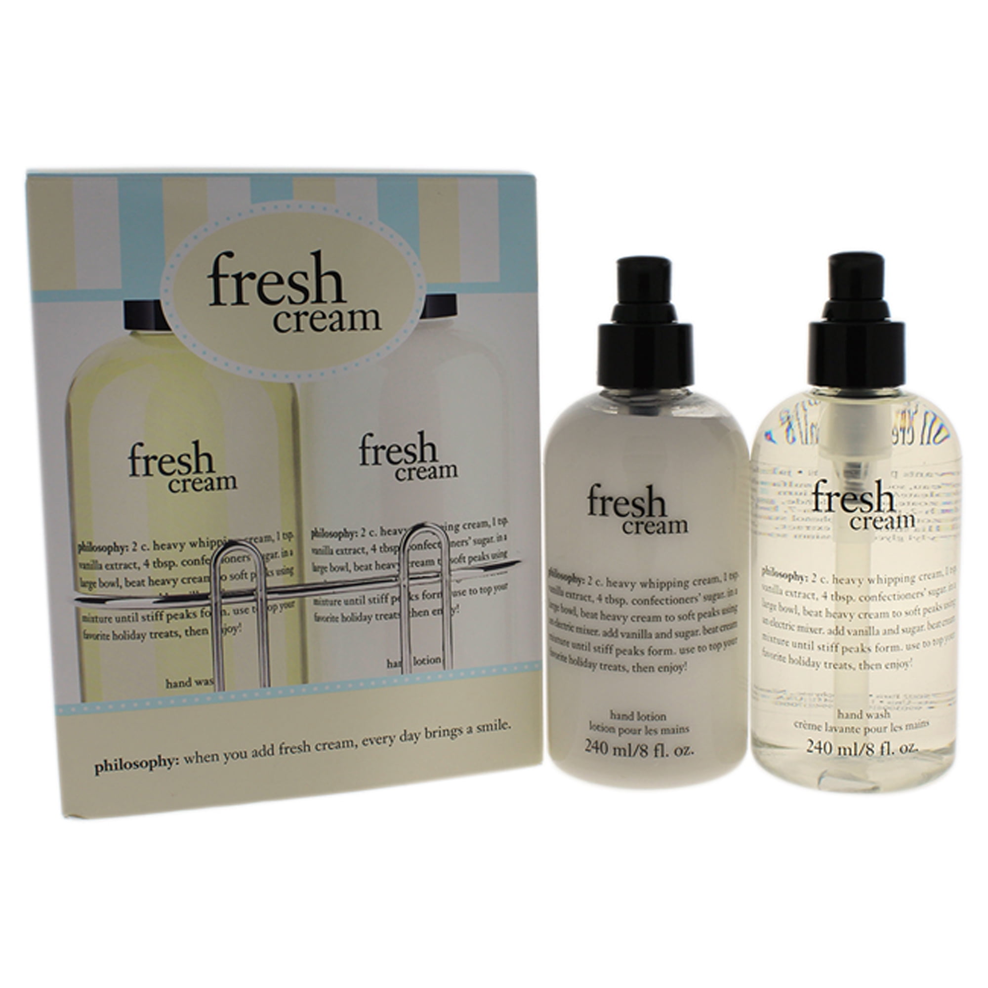 Fresh Cream Hand Care Set by Philosophy for Unisex - 2 Pc Set 8oz Fresh ...