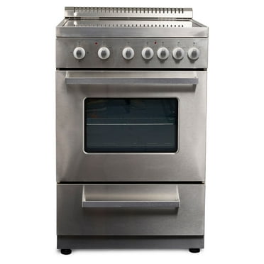 "Premium Levella Small Kitchen Stove, 20"" Freestanding Electric Range ...