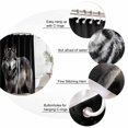 54x78 Inch Shower Curtain Decorative Timber Wolf Bathtub Bath Curtains ...