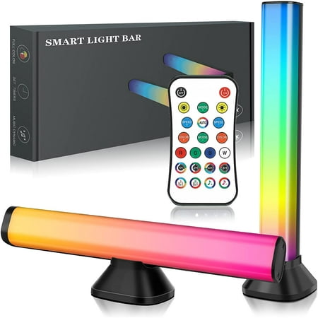 RGB Light Bars Gaming Lights, Smart Remote Control TV Backlight for ...