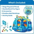 Numberblocks Five's Musical Superstar Stage Playset for Ages 3+, 15 ...