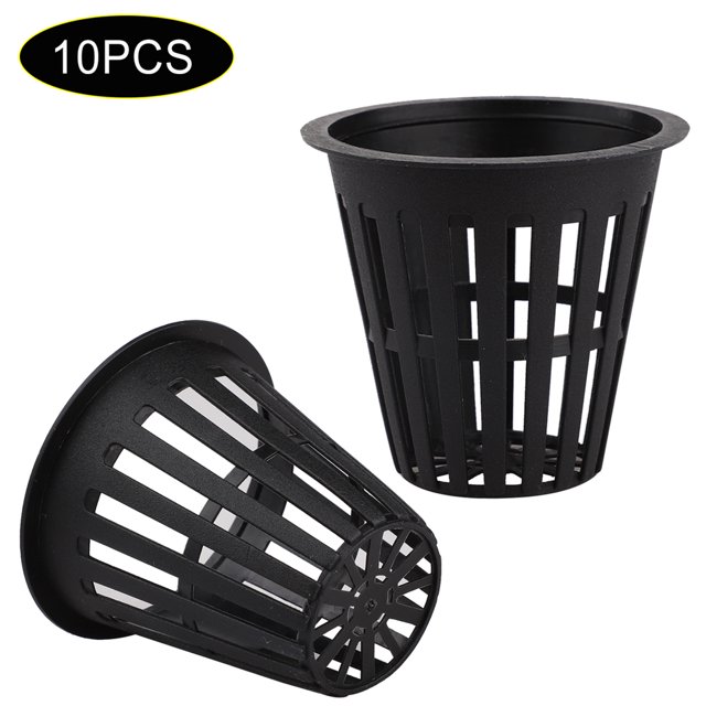 10 Pcs Mesh Pot Soilless Cultivation Vegetable Seedling Basket Plastic ...