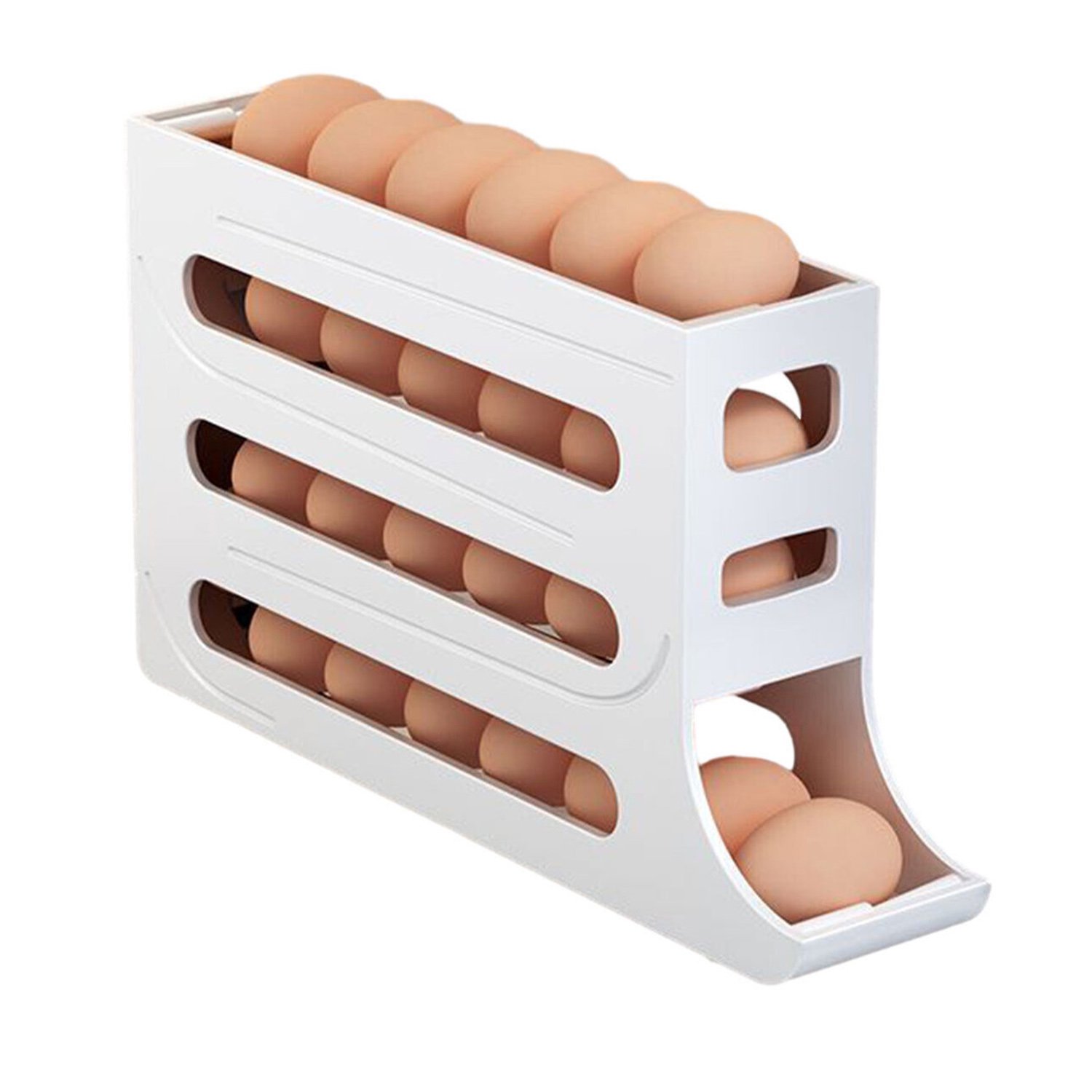 Click here for Yeacher Automatic Rolling Egg Holder For Fridge -... prices