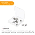 Uxcell 2.5V E10 Warm Yellow Light Mini Incandescent Bulbs with Box 1 ...