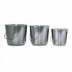 AmeriHome Large Stainless Steel Bucket Set – 3 Piece - Walmart.com