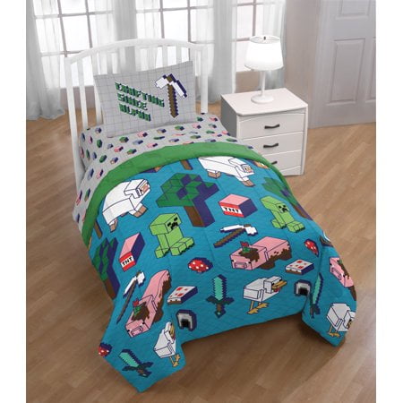 Minecraft Iso Animals Full Bed Set, Gaming Bedding | Walmart Canada