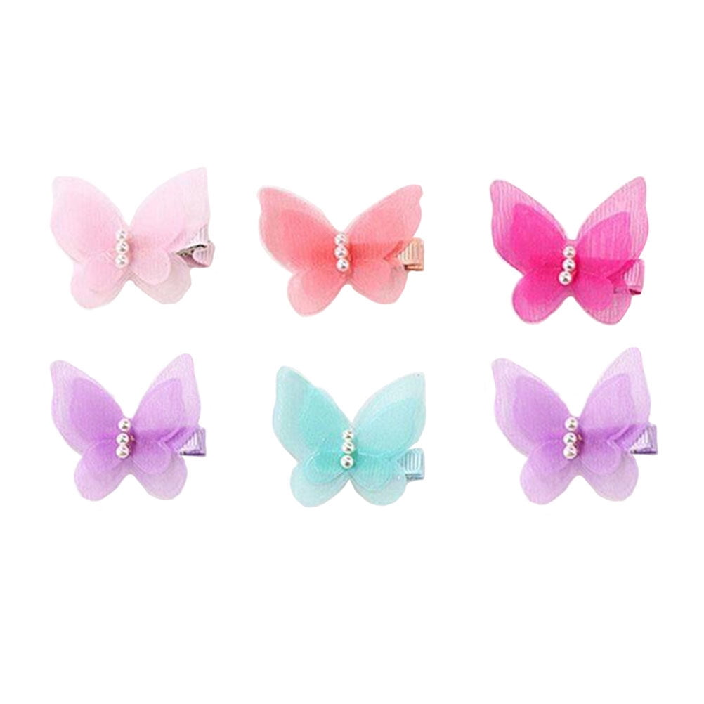 Click here for Tailtoss 6pcs Clips Kids Hair Assorted Color Fabri... prices