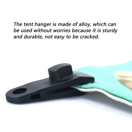 10pcs/set Tent Clips Nylon Outdoor Awning Clip Canopy Clamps Portable ...