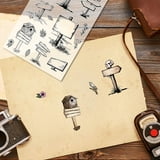 1Sheet Custom PVC Plastic Clear Stamps for DIY Scrapbooking Photo Album ...