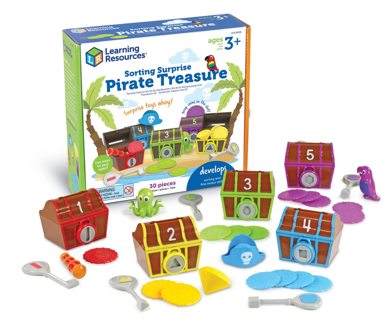 Learning Resources Sorting Surprise Pirate Treasure - Walmart.com