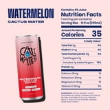 CALI WATER Organic Cactus Water Watermelon Coconut Water Alternative ...