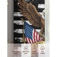 America 250th Anniversary Sheer Curtains 2 Panels Set Independence Day ...