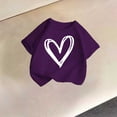 Ashyfjp Kids Casual Tops Solid Color Short Sleeve Crew Neck T-Shirt ...