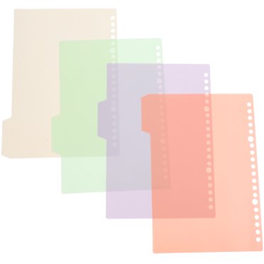 Talia Discbound Notebook Dividers - (5 Tab Classic, Midsize Dividers ...