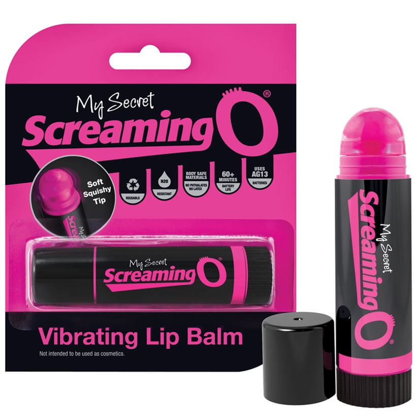 Screaming O My Secret Vibrating Lip Balm Bullet Vibrator, Pink ...