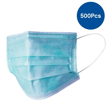 SHIPS WITHIN 24HOURS - 500 pack Disposable 3-Layer Protective Earloop ...