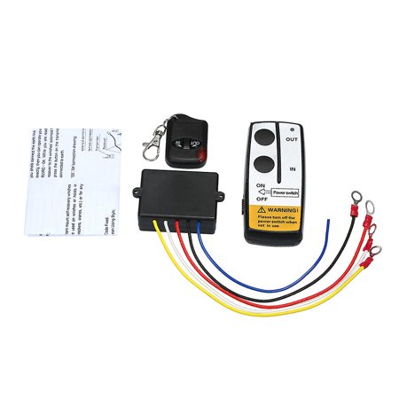 HEIBIN 1 Remote Control Winch Wireless Remote Control Set 12v/15a For ...