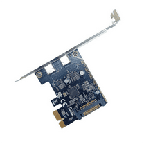 Desktop Mainboard PCI-E to Type-C Adapter Card Dual-Port Type-C ...