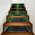 6Pcs Railway Tile Floor Stair Stickers Home Decoration Waterproof ...