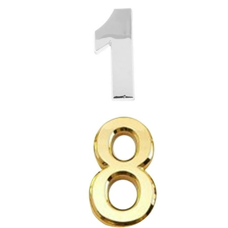 Set Of Digits 18 Gate Sign Plaque Door Sign, 18 Birthday Party Decor ...