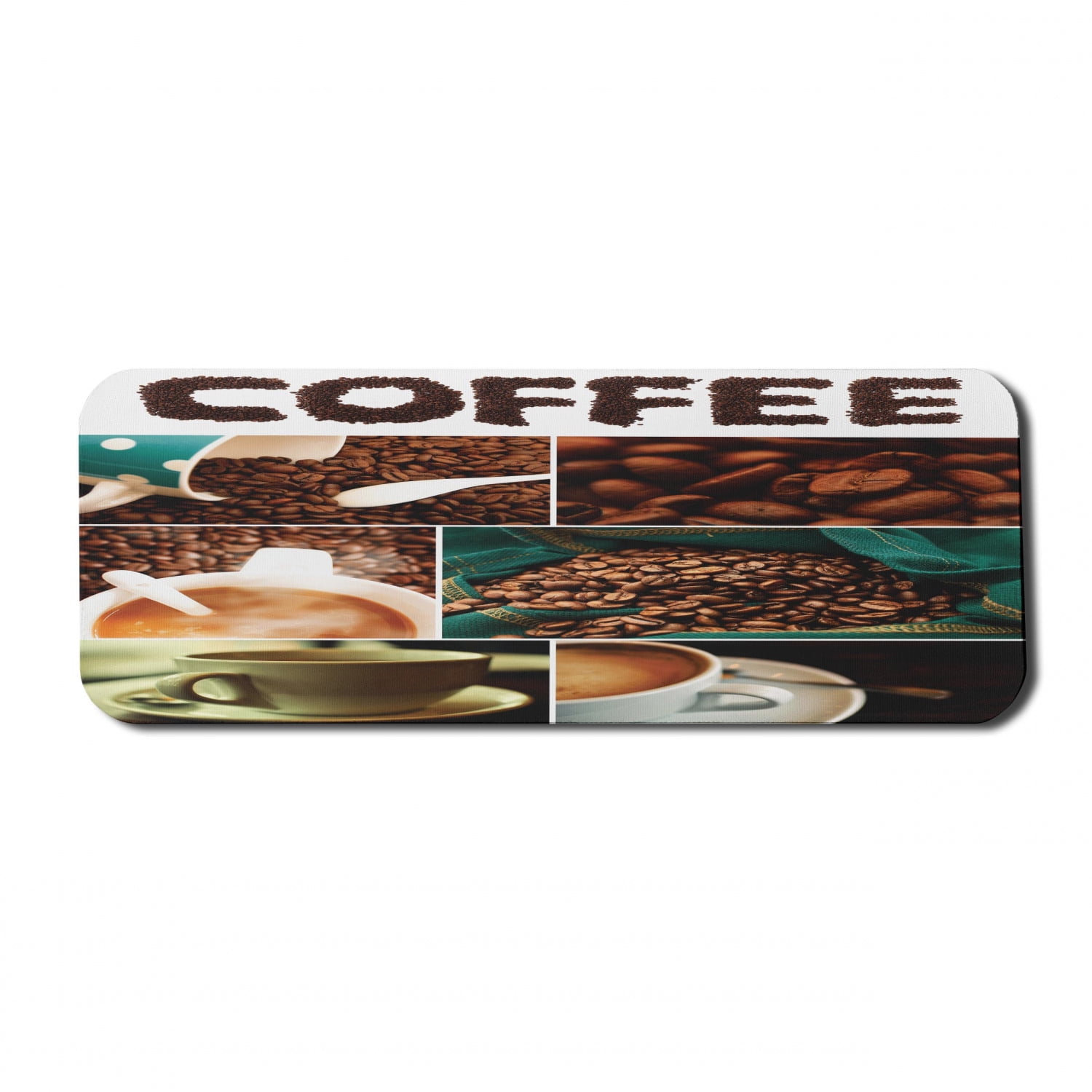 Coffee Computer Mouse Pad, Photo Collage of Urban Coffee House ...