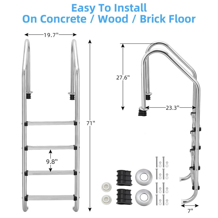 Installing Inground Pool Ladder
