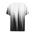 Wangxldd Plus Size Blouses For Women 2024 Vacation Trendy Henley V Neck Button Up Going Out T