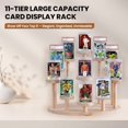 Wooden Trading Card Display Stand (35pt): Graded card stand (PSA slabs ...