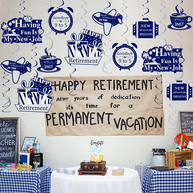 Retirement Party Ideas For Men Retirement Party Decorations 51 Pcs
