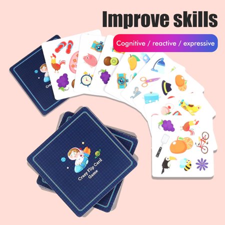 Card Game For Kids Match Interactive Card Family Brain Teasers Game ...