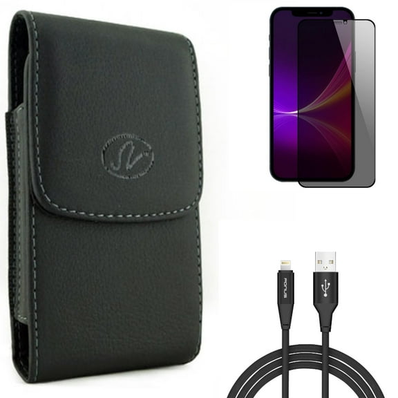Case Belt Clip & Screen Protector & 10ft USB Cable for iPhone 13/Pro ...