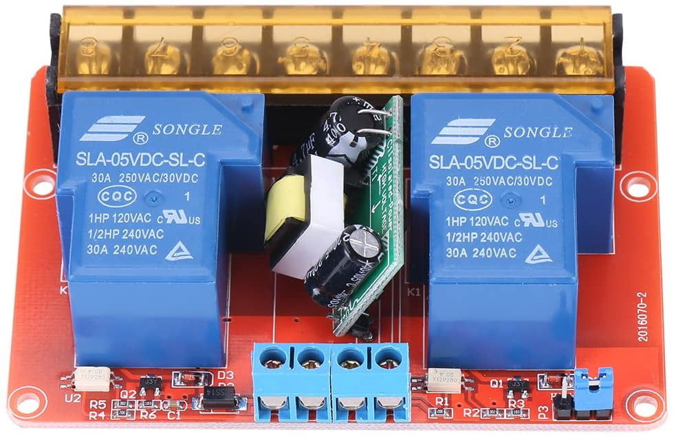 Relay Module High Power 2-Channel Relay DC5V High-low Level Trigger ...